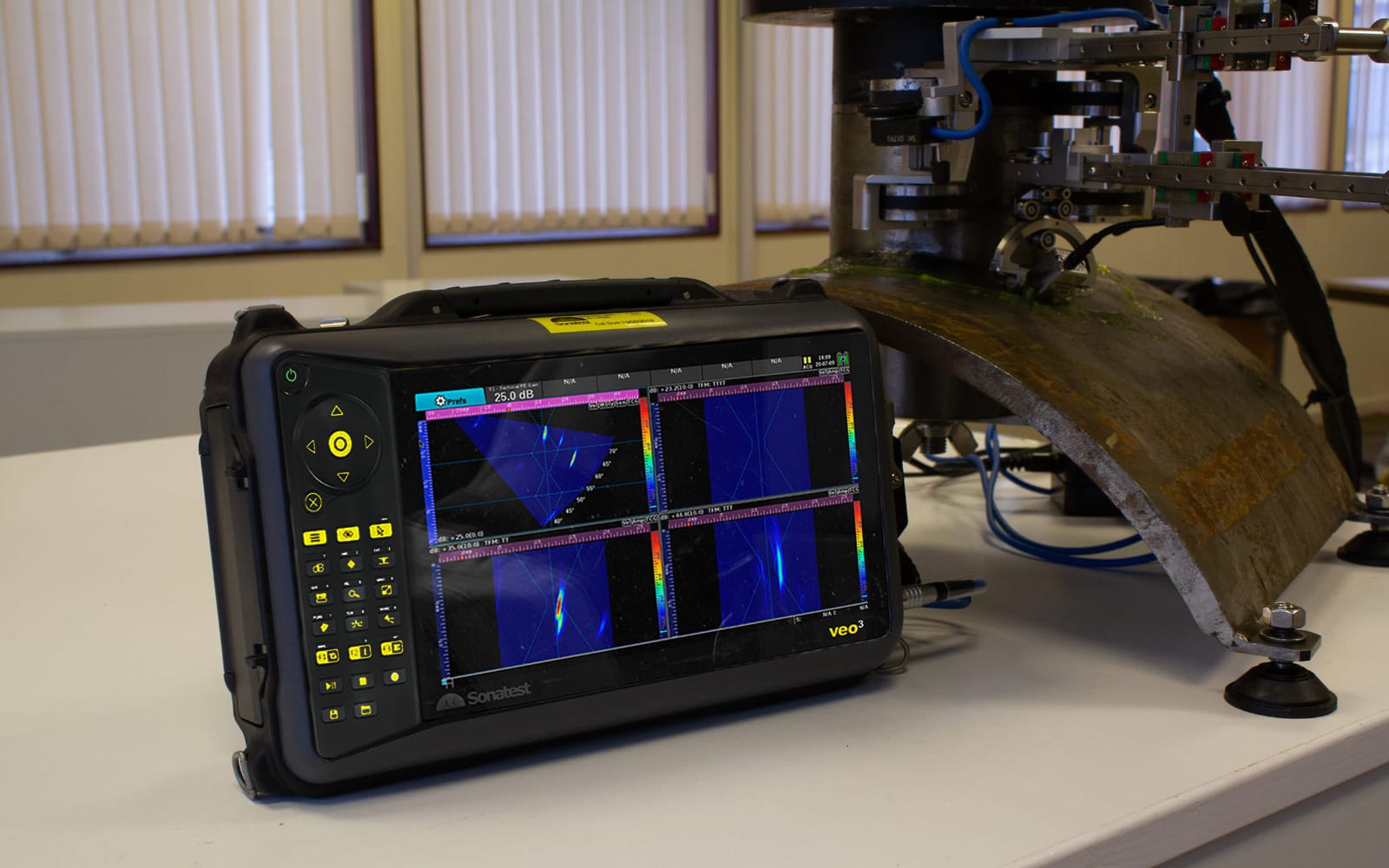 Ultrasonic Inspection of Welds in Nozzles, Nodes, Curved Surfaces & TKY ...